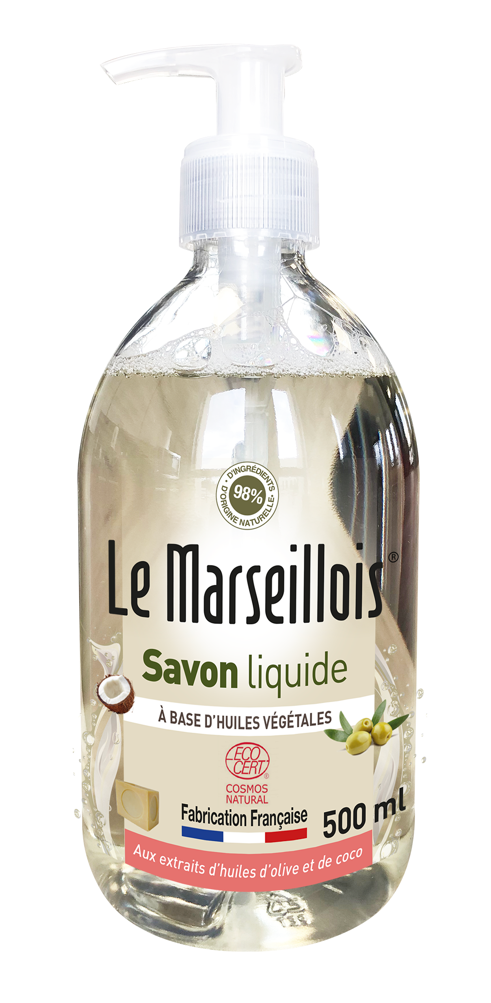 Le Marseillois - savon mains liquide